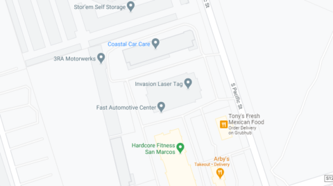 Our Location | Invasion Laser Tag San Marcos | San Diego